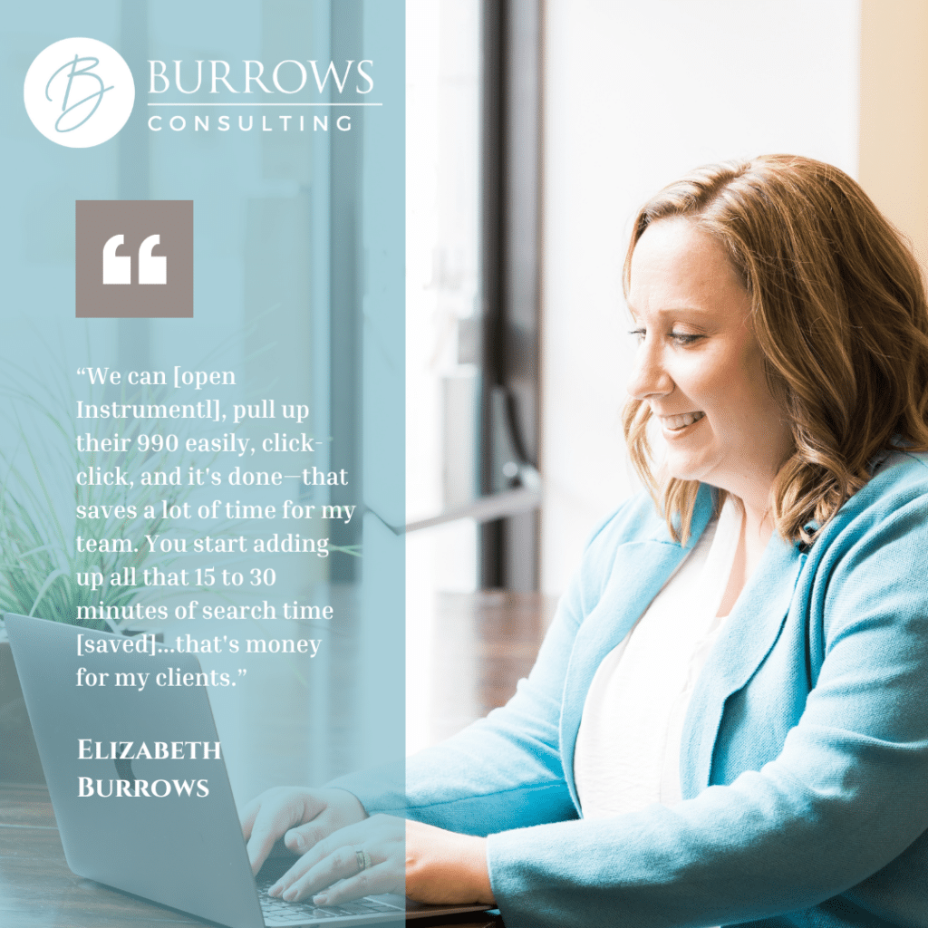 Burrows Consulting Partners with Instrumentl for Grant Research | Burrows Consulting