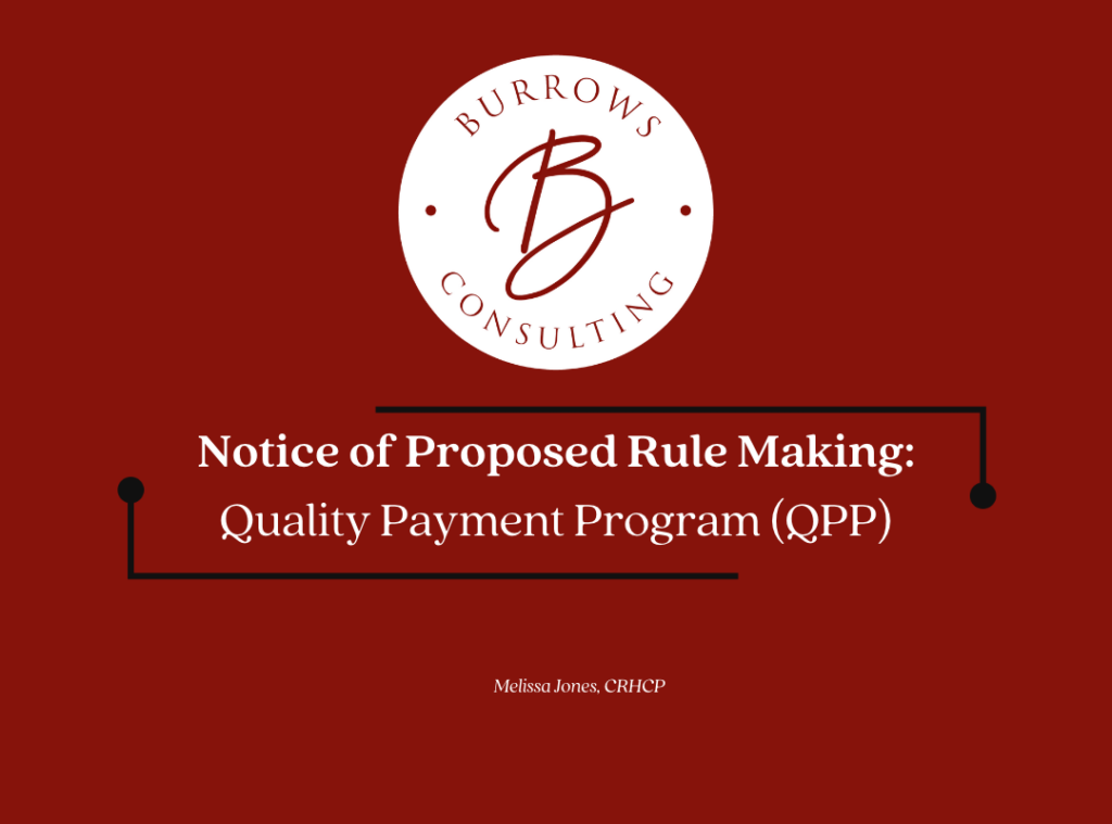 Notice of Proposed Rule Making: Quality Payment Program (QPP ...